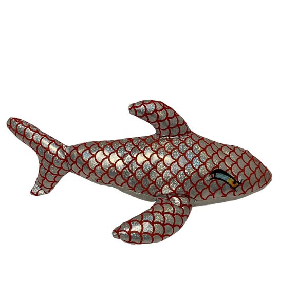 Kellytoy | Toys | Kellytoy Shiny Silver Shark Plush Stuffed Toy Sparkly ...